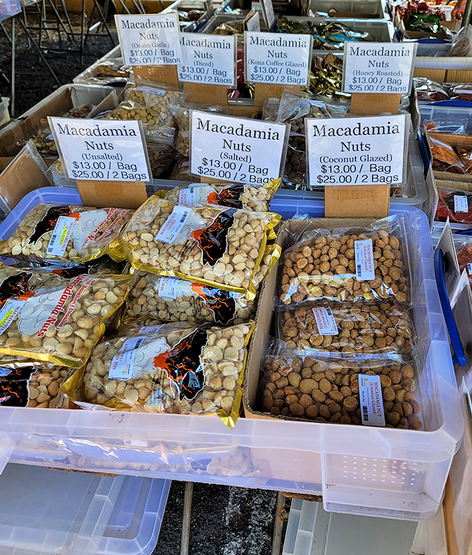 Macadamia nuts in every form imaginable&mdash;the souvenir that's guaranteed to disappear before your vacation photos are even uploaded.