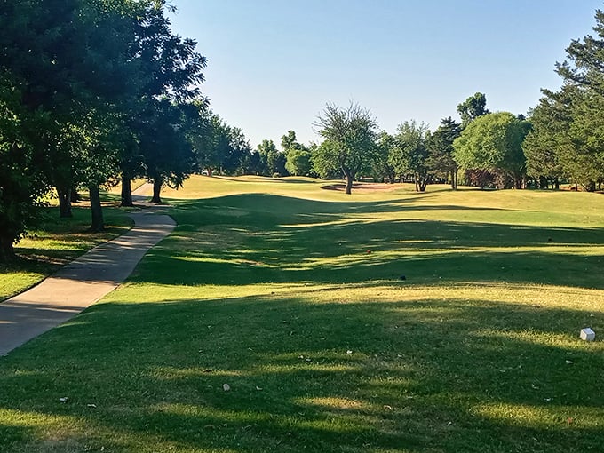Pebble Creek Golf Course offers emerald fairways that beckon both serious golfers and those who mainly appreciate the scenic cart ride between cocktails.