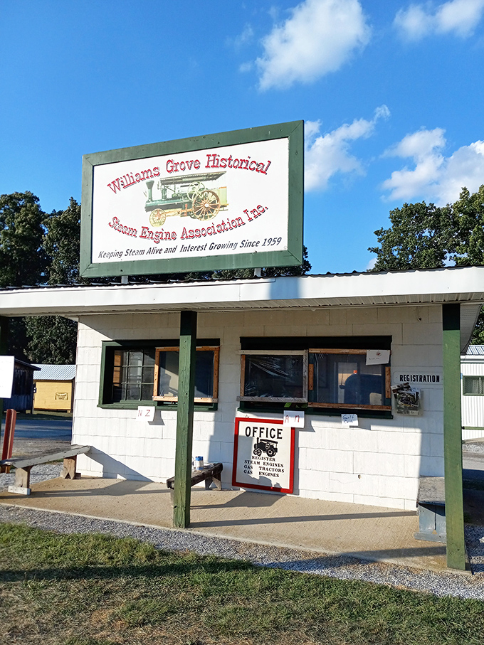 Command central for steam-powered dreams. Since 1959, this humble office has kept Pennsylvania's industrial heritage chugging along for new generations.