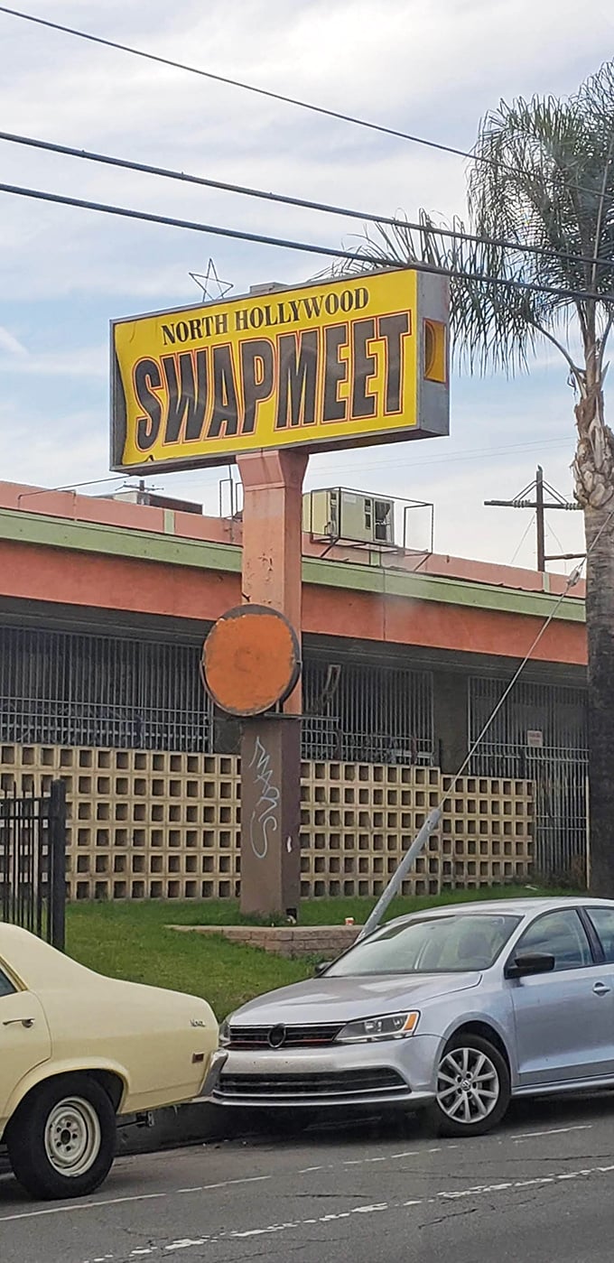 The iconic yellow sign stands as a beacon to bargain hunters &ndash; North Hollywood's answer to retail therapy without the sticker shock.