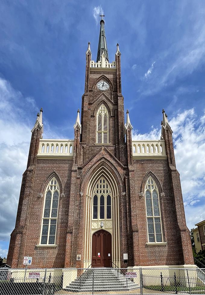St. Mary's Basilica reaches skyward with Gothic splendor, offering spiritual elevation and architectural awe that rivals European cathedrals without the transatlantic flight.