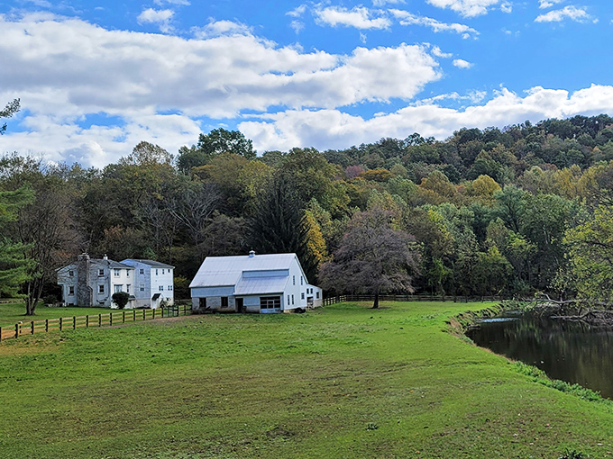 Rolling hills, white farmhouses, and that serene pond&mdash;this is the countryside view that city folks pay therapists to visualize during meditation.