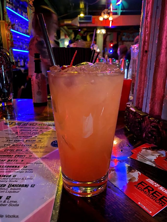 This colorful cocktail isn't just a drink&mdash;it's a vacation in a glass, complete with enough ice to sink a tiny paper umbrella.