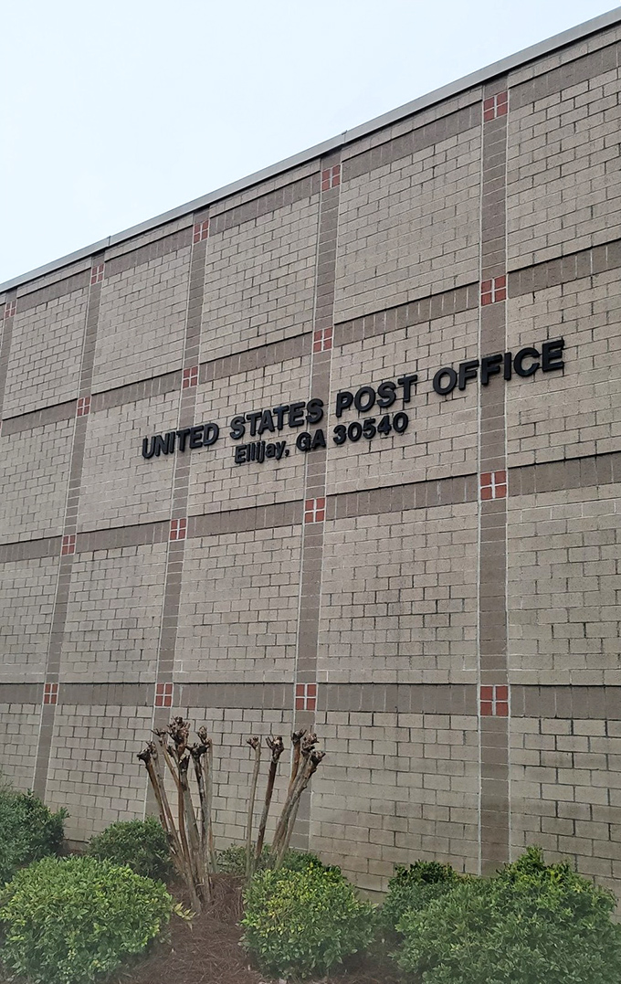 Your friendly neighborhood post office, where mail carriers still know your name and package delivery feels refreshingly personal.