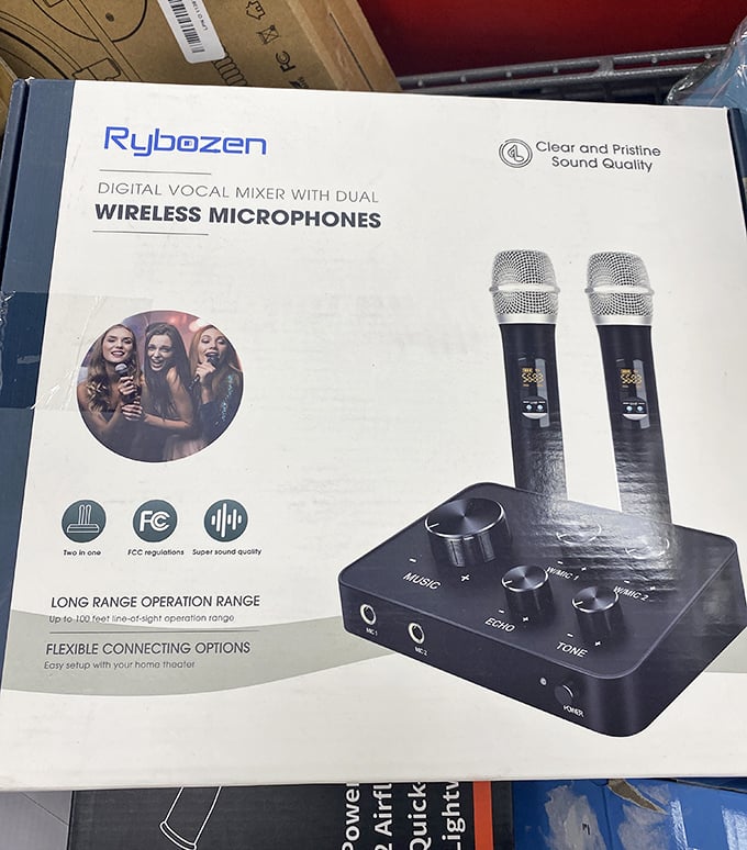 Karaoke night just got an upgrade! This wireless microphone set turns your living room into a venue where everyone's a headliner.
