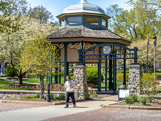 The iconic gazebo in Woodstock Square Park serves as the town's crown jewel&mdash;a gathering spot where community happens and memories are made.