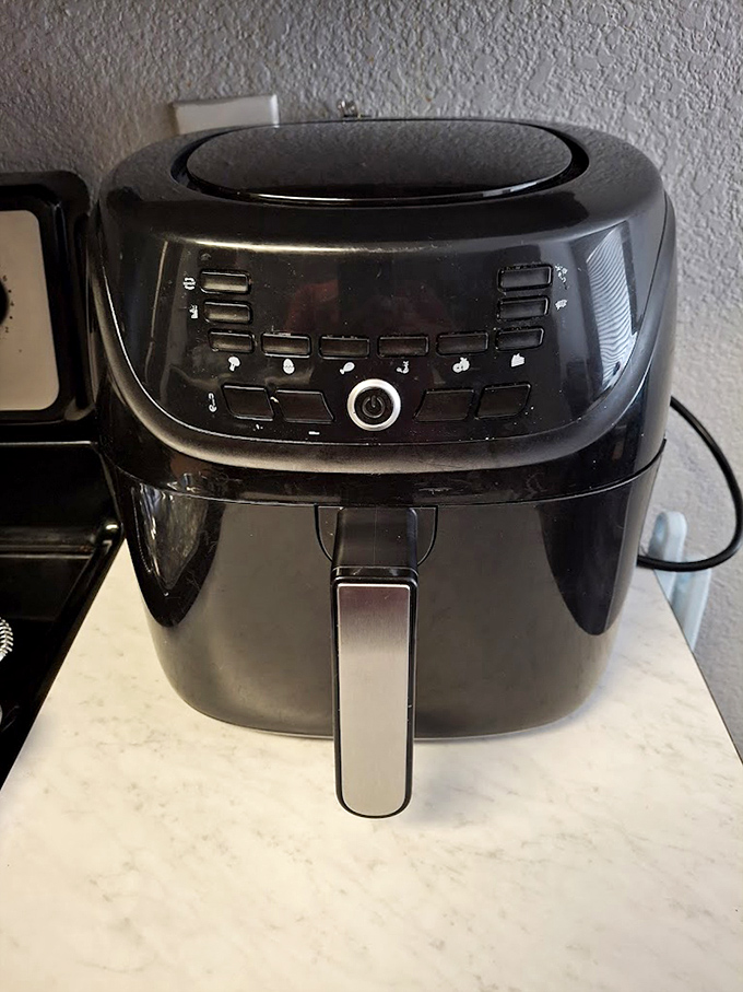 That air fryer is ready to revolutionize your kitchen and convince you that everything tastes better when it's crispy.