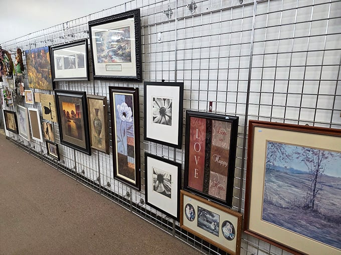 Art that's already framed and ready for your walls. Someone's "not quite right for us" becomes your perfect statement piece.