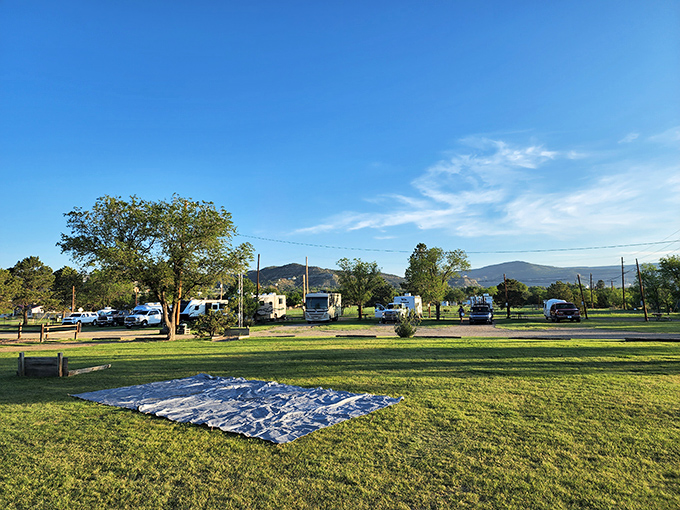 RV enthusiasts find their slice of paradise with mountain views that turn an overnight stay into a postcard-worthy memory.