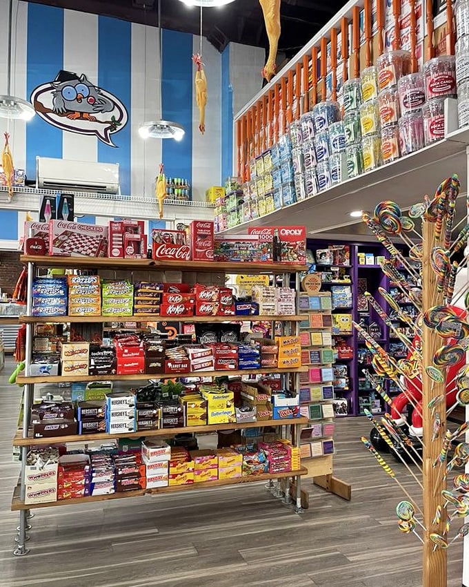 A candy forest where lollipop trees grow alongside chocolate rivers, and diet plans go to hibernate for the winter.