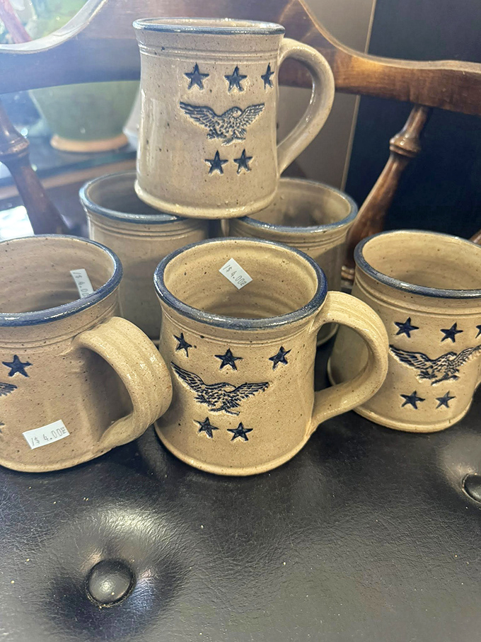 American pride in every sip. These eagle-adorned mugs bring patriotic charm to your morning coffee ritual without breaking the bank.