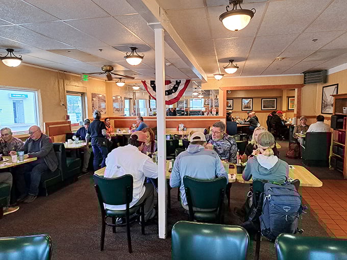 Where locals gather to solve the world's problems over coffee and eggs. The true Juneau social network runs on caffeine and conversation.