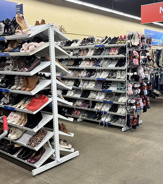 Shoe paradise where barely-worn designer heels sit alongside practical flats. Cinderella had one glass slipper; you can have twenty.
