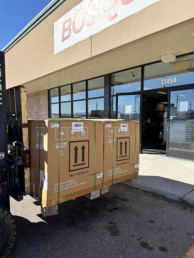 Fresh deliveries arrive regularly, each box holding the promise of someone's perfect find waiting inside.