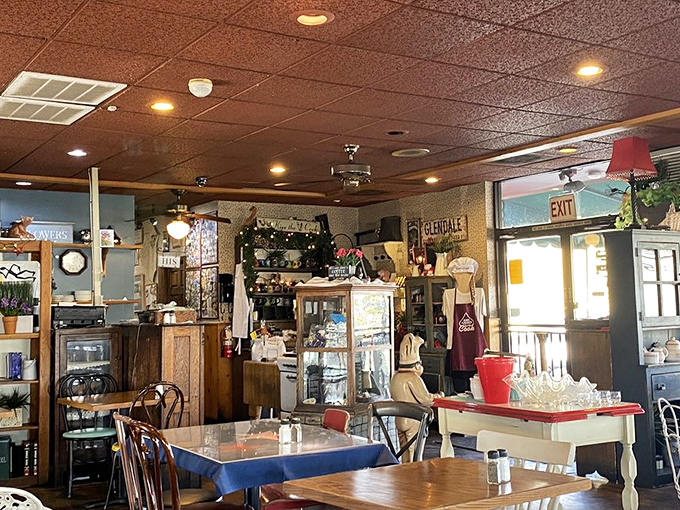 Every corner filled with character. This isn't interior design; it's decades of collected memories creating a space that feels instantly familiar.