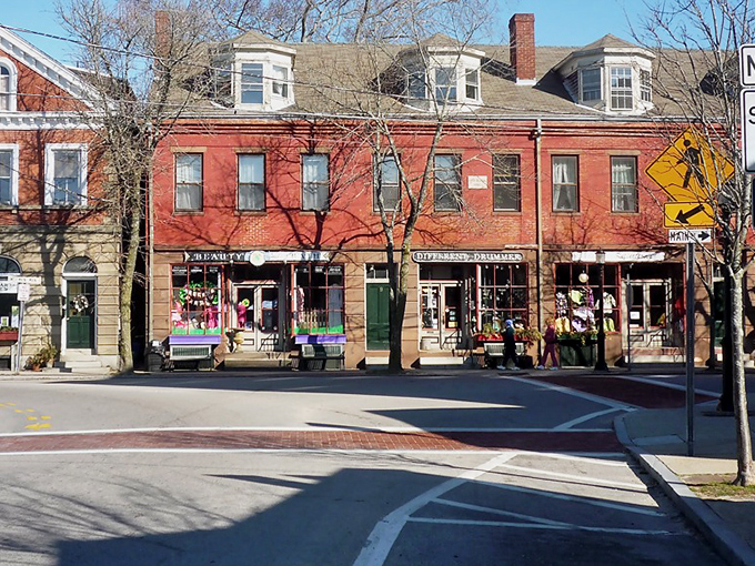 These brick storefronts have witnessed centuries of commerce, gossip, and fashion trends &ndash; judging only the last of these three.