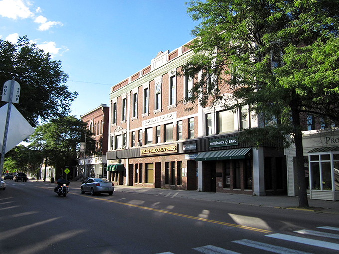 Main Street's historic buildings have found new purpose, housing businesses where your dollar stretches further than your waistband.
