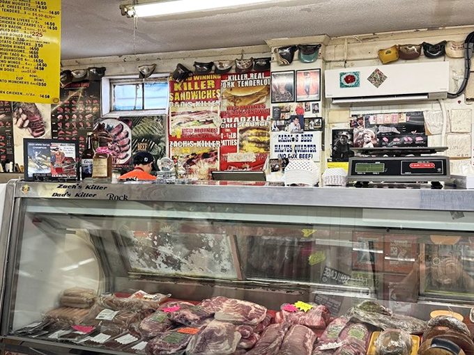 The meat counter displays cuts so fresh and inviting, vegetarians might need to avert their eyes temporarily.