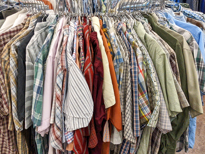 The shirt spectrum spans decades of fashion choices &ndash; from "job interview appropriate" to "your uncle's barbecue collection."