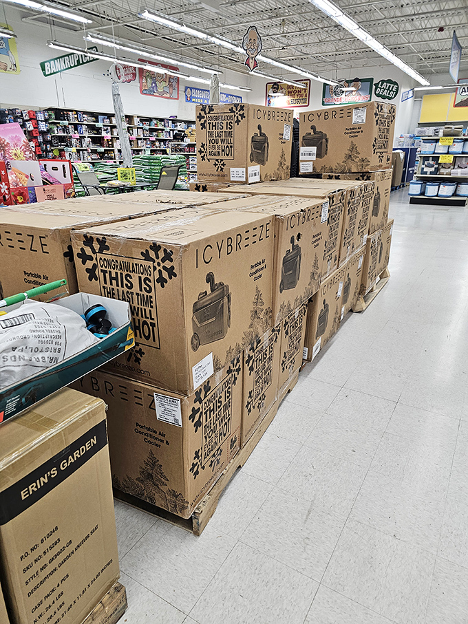 These boxes aren't just containers&mdash;they're vessels of possibility. Each one holds someone's future ice-cold beverages on hot Mississippi days.