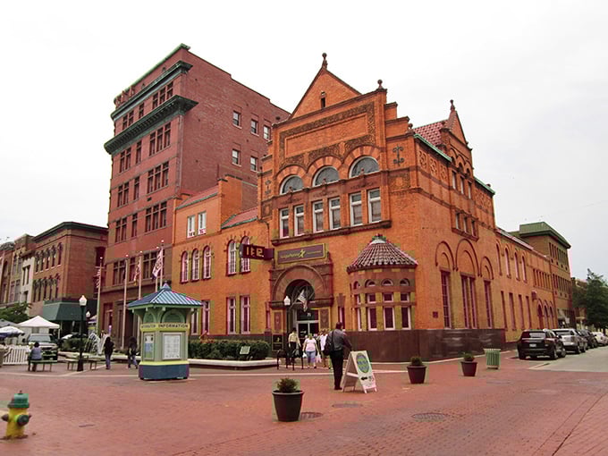 This ornate brick masterpiece anchors downtown Cumberland, proving that architectural showstoppers aren't exclusive to big cities.