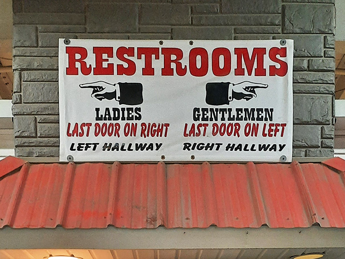 Clear directions ensure you won't miss a moment of treasure hunting for bathroom breaks.