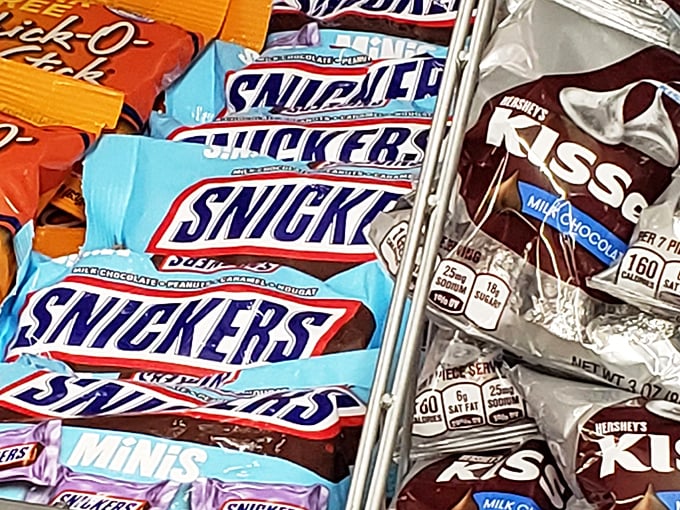 Chocolate temptation at its finest! These familiar candy bars prove comfort food doesn't need to come with uncomfortable prices.