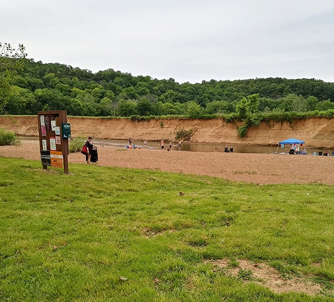 Nature's swimming pool comes complete with sandy shores and a backdrop of Ozark hills. No chlorine, no lifeguard whistle&mdash;just pure, refreshing Missouri summer bliss.