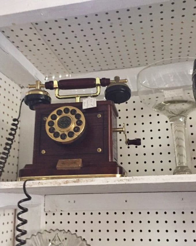 Before smartphones, this was cutting-edge communication technology. Imagine the conversations this vintage telephone has silently witnessed through the years.
