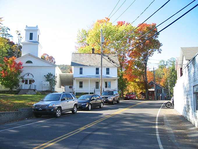 Bolton's charming main street invites exploration, with Lake George's crystal waters just steps away.