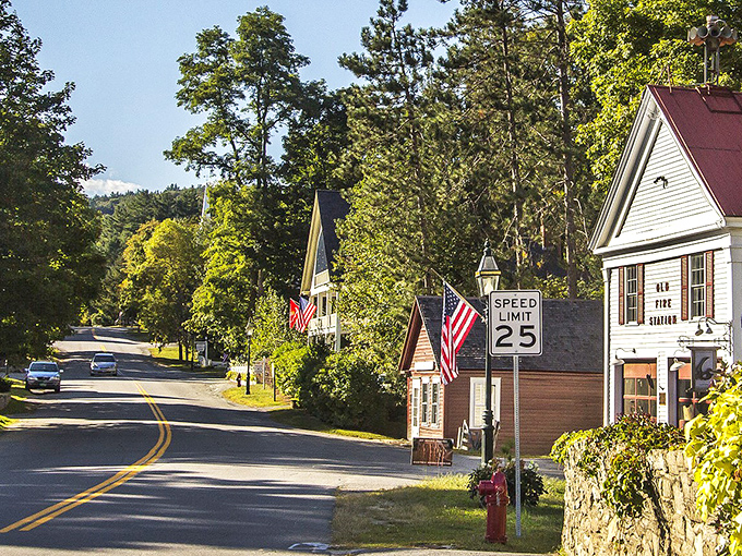 Grafton's main street whispers stories of simpler times, where the speed limit matches the pace of life perfectly.