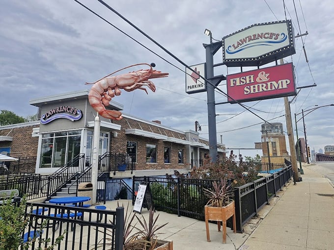 Lawrence's giant shrimp sign is Chicago's equivalent of the Hollywood sign&mdash;if Hollywood were all about perfectly fried seafood.