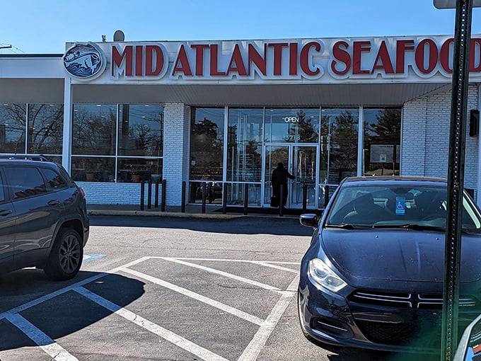 Mid Atlantic's no-nonsense exterior promises exactly what you want - fresh seafood without the fuss.