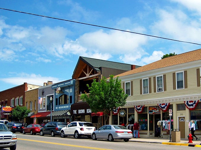 Pentwater's main street offers a perfect blend of historic architecture and modern amenities, all at a pace that soothes the soul.