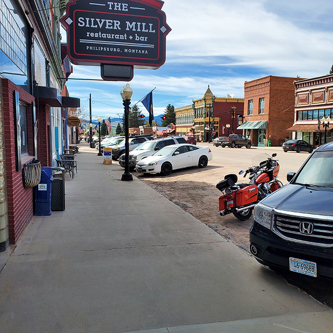 Philipsburg's Silver Mill Restaurant anchors a colorful downtown where Victorian charm doesn't come with Victorian-era bank accounts.