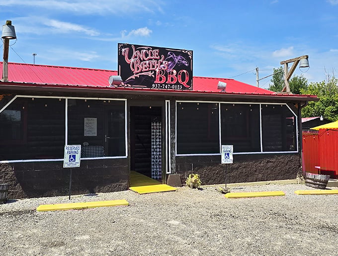 Uncle Beth's simple exterior hides a barbecue paradise – like finding a diamond in your backyard.