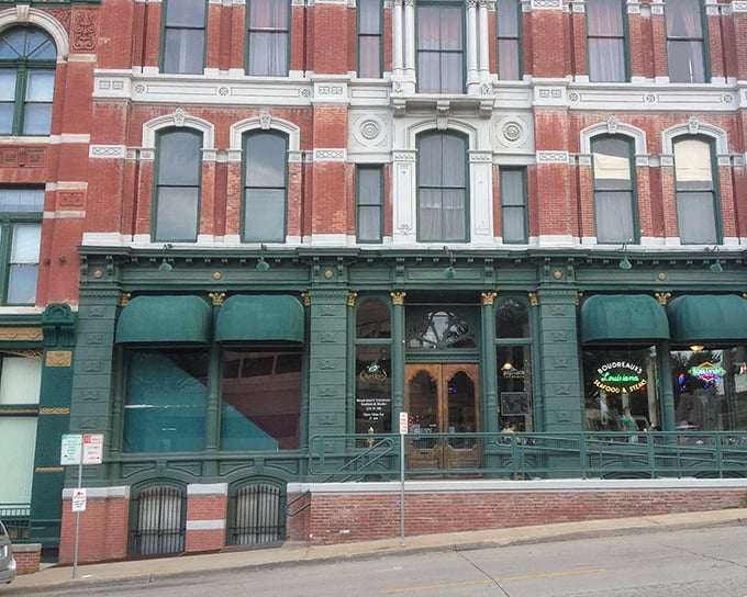 Classic brick and elegant details hint at the refined Cajun experience waiting inside this St. Joseph landmark.