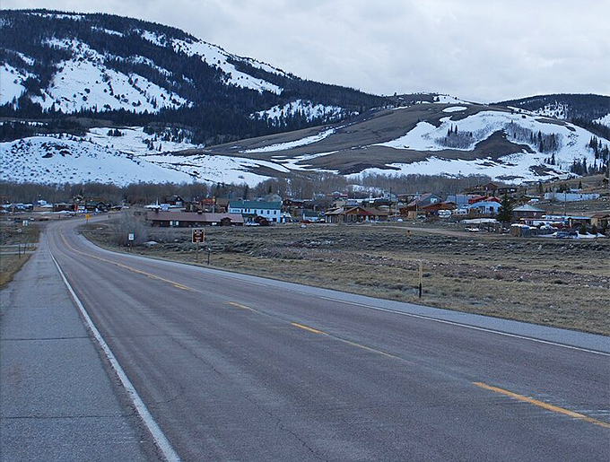 Centennial sits at the foot of the Snowy Range, where buildings weathered by mountain seasons stand as testaments to Wyoming's enduring spirit.