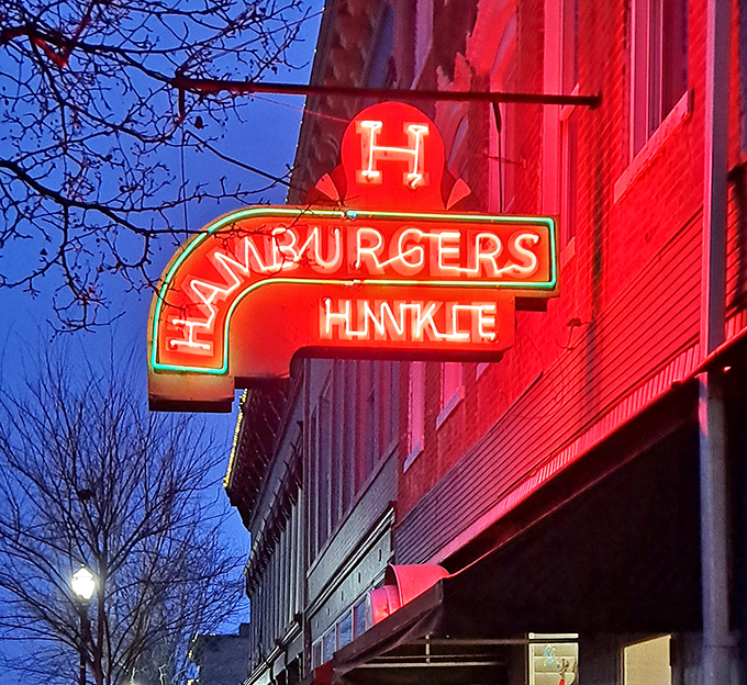 When Hinkle's neon sign glows at dusk, it's like a love letter to sandwich traditions that never go out of style.