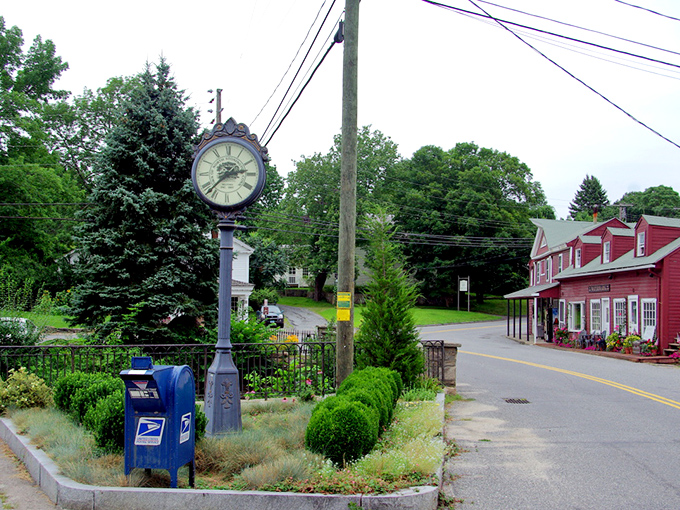 Madison's vintage town clock and red colonial buildings offer Instagram-worthy backdrops without spending a penny on your day trip.