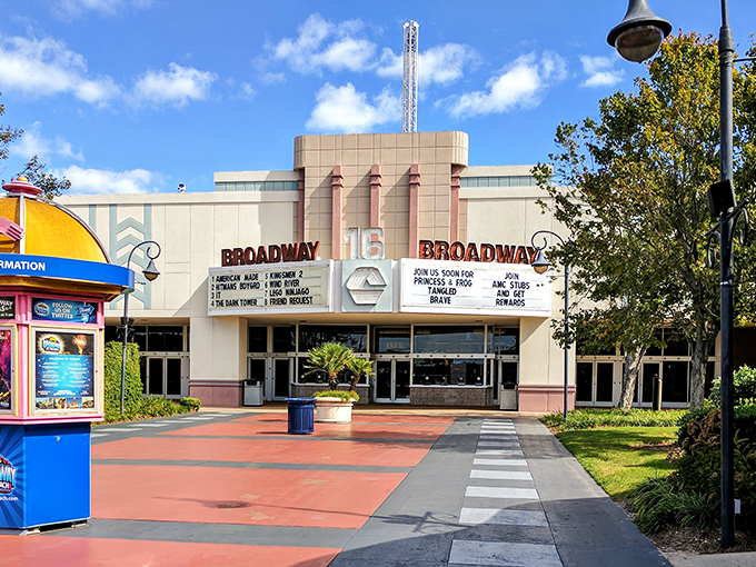 The iconic Broadway at the Beach theater invites visitors and locals alike to enjoy entertainment in this affordable coastal city.