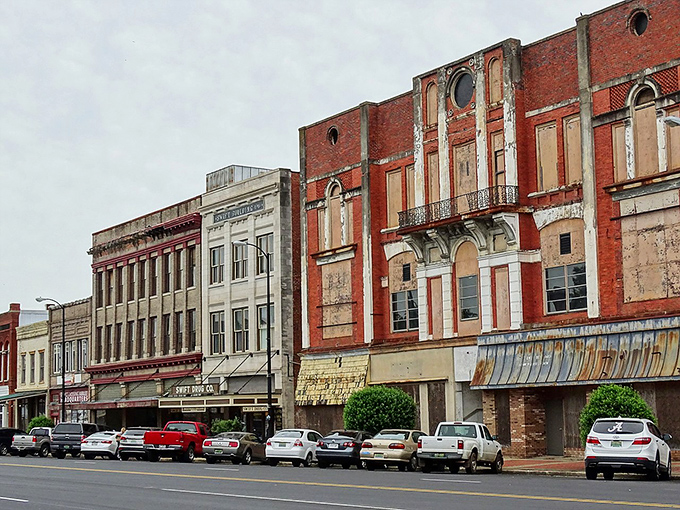 Downtown Selma's weathered brick facades tell tales of history while housing some of Alabama's most budget-friendly living options.