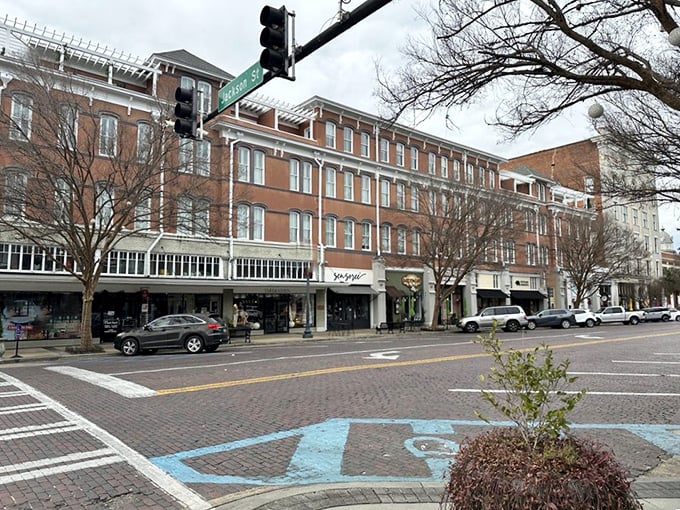 Thomasville's elegant brick buildings house local businesses where your Social Security dollars maintain their dignity.