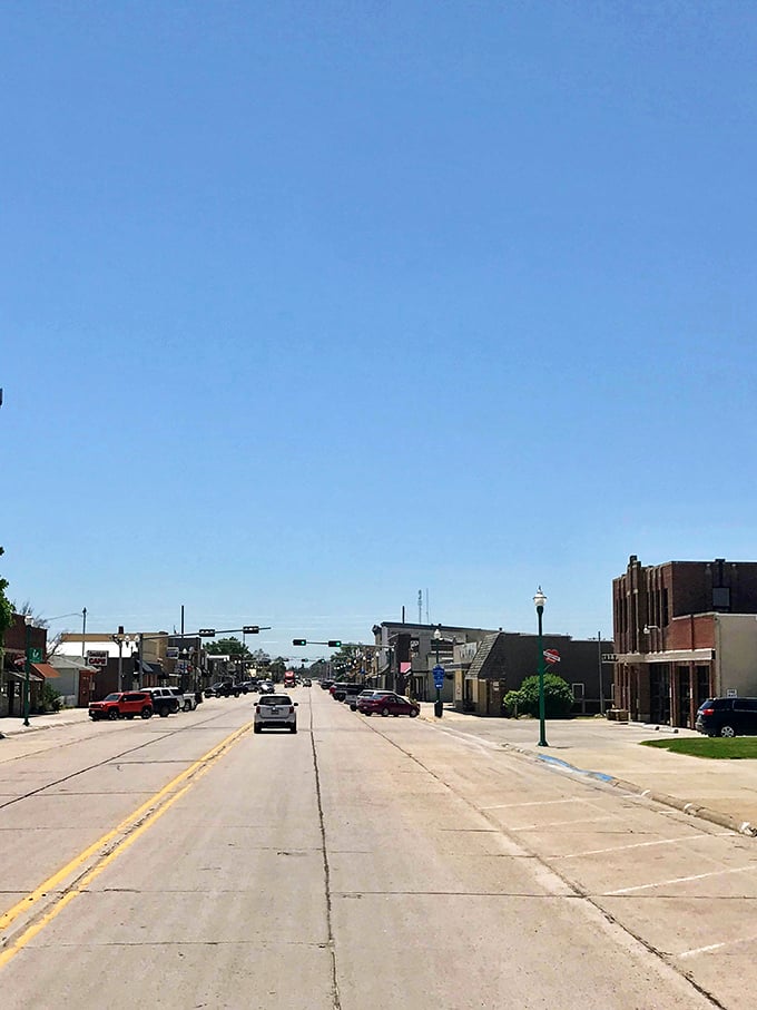 The wide-open road through Valentine leads to one of Nebraska's most affordable retirement destinations. Your wallet will thank you!