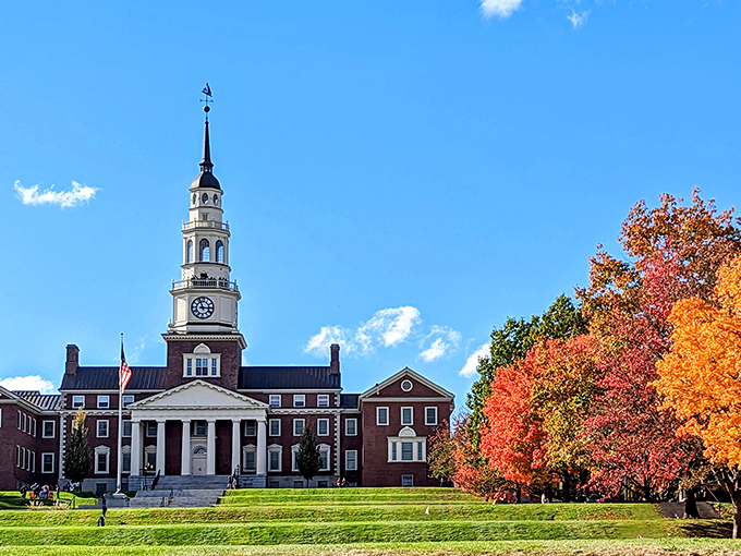 Waterville's college campus architecture adds cultural richness to Maine's second-largest city without the first-place price tag of Portland.
