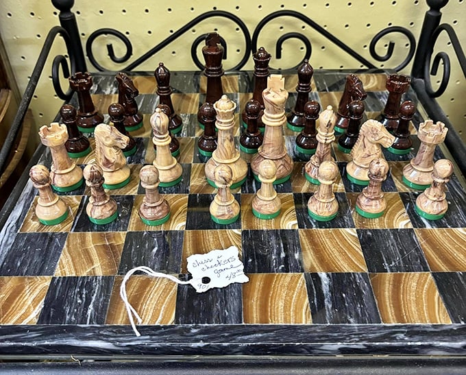 A chess set where every piece tells a story. The ultimate analog gaming experience, carved with craftsmanship that puts pixels to shame.