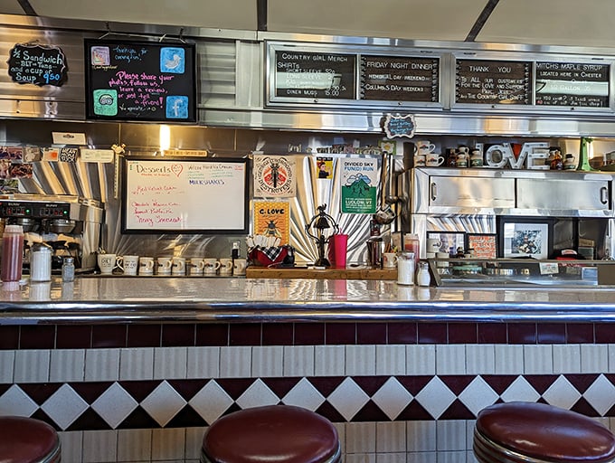 The command center of comfort food &ndash; where handwritten specials and decades of know-how transform ingredients into memories.