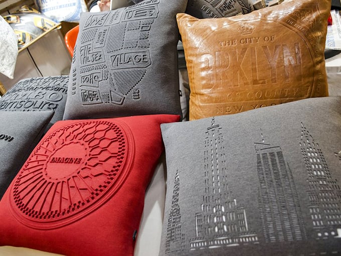 New York-themed pillows that let you bring the city home without the sirens, subway delays, or $15 cocktails.
