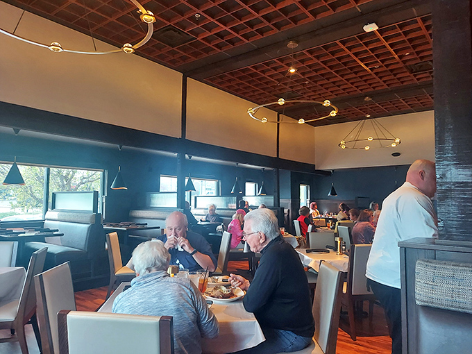 Diners lost in the moment&mdash;the universal expression of people experiencing food that lives up to its promises.