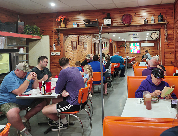Where strangers become neighbors over plates of home cooking&mdash;the true magic of small-town cafes happens between these orange booths.